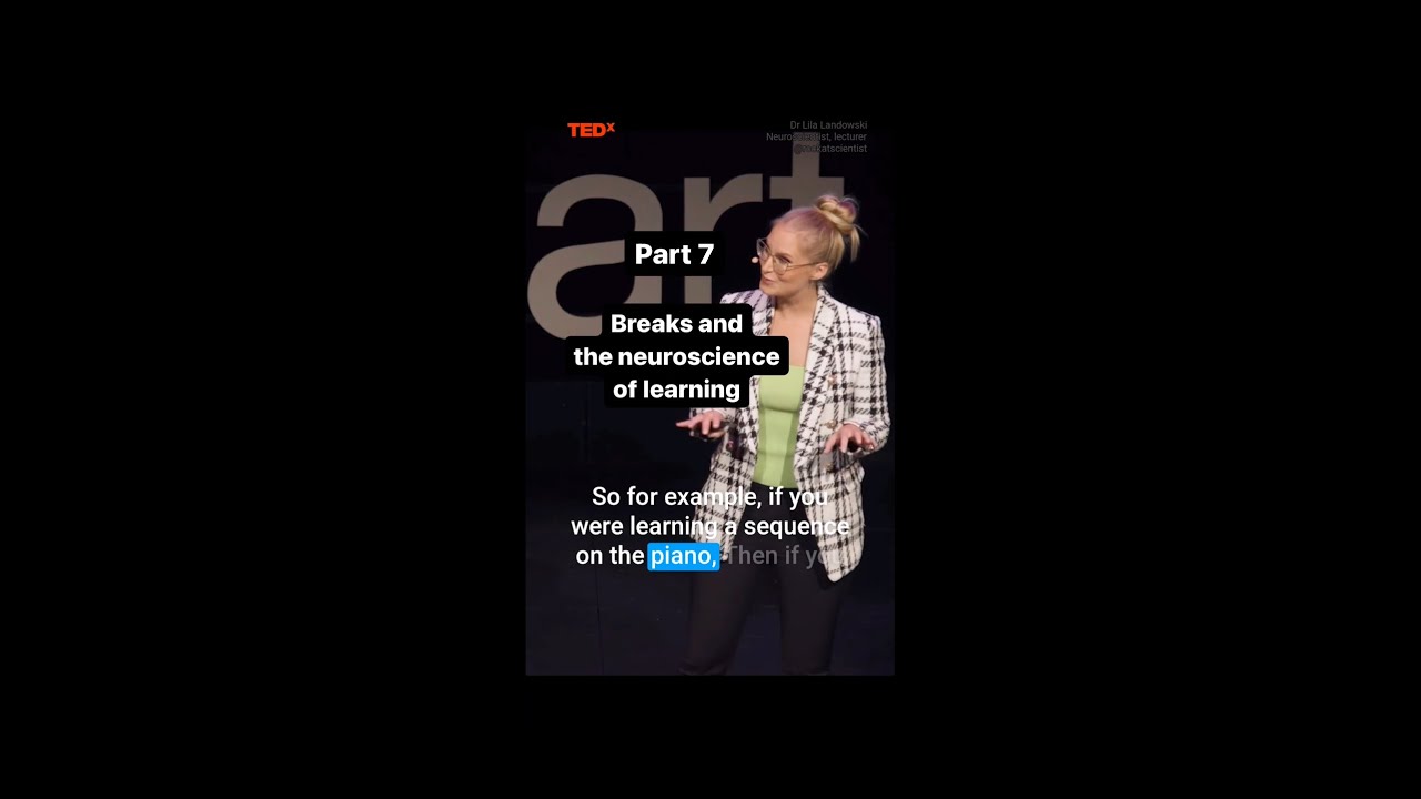Pt 7: BREAKS - 6 secrets to learning faster, backed by neuroscience ...