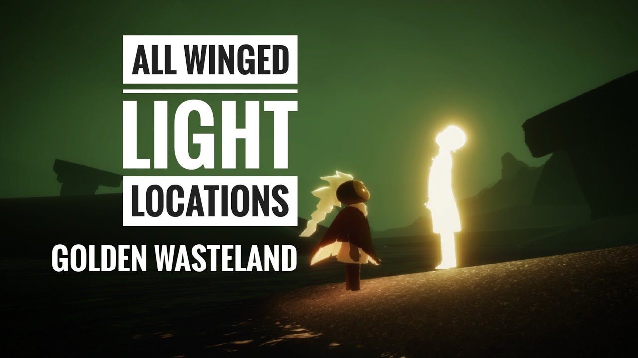 ALL WINGED LIGHT LOCATIONS - GOLDEN WASTELAND! - YouTube