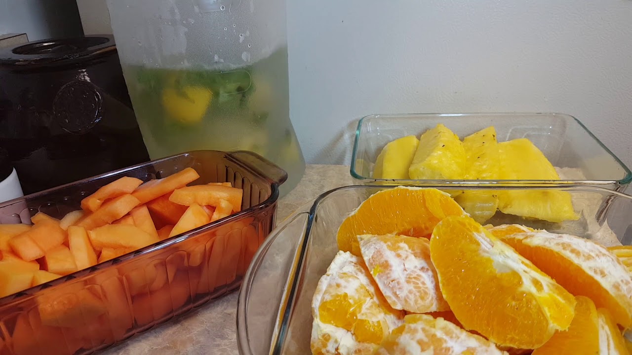 Lymphatic Detox Astringent Water and Fruit - YouTube