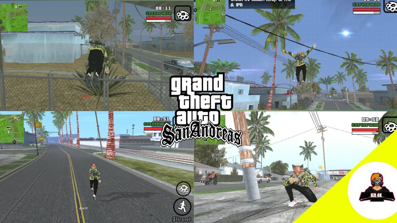MOD ANIM NARUTO || GTA SA ANDROID - YouTube
