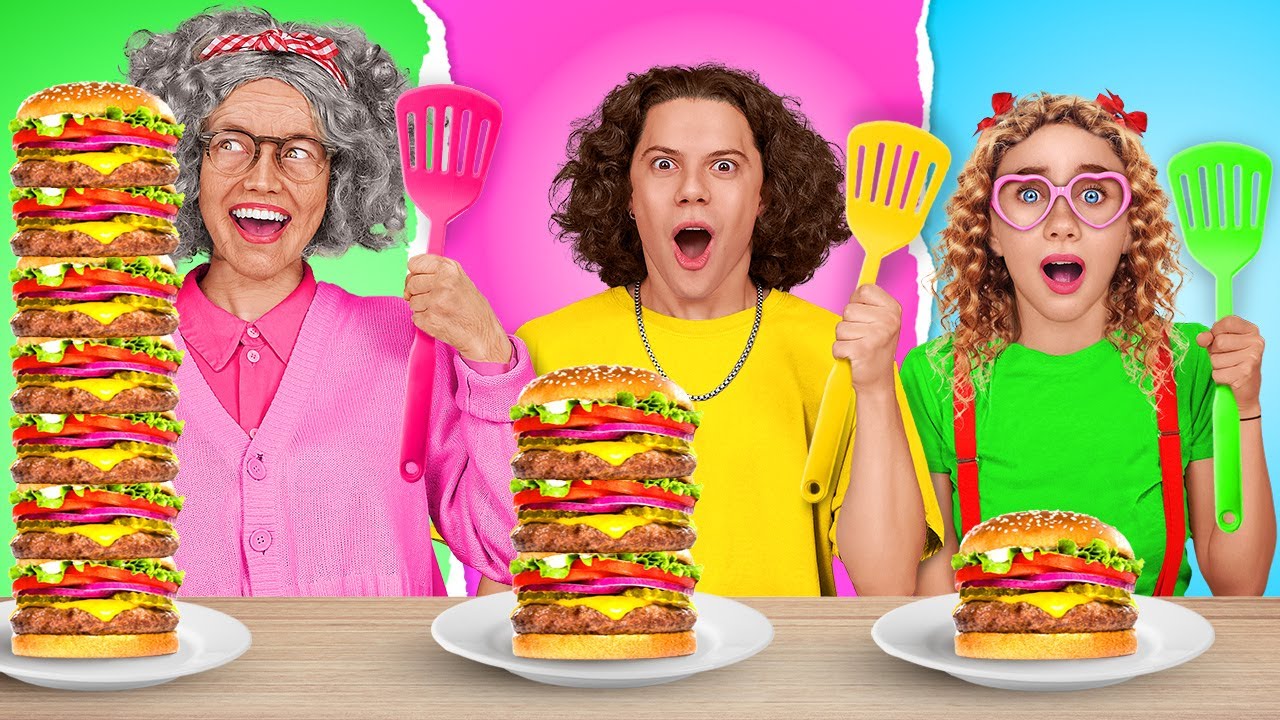 LA MIGLIORE COOKING CHALLENGE || Mia Nonna Vs Me! Ricca VS Povera! di ...