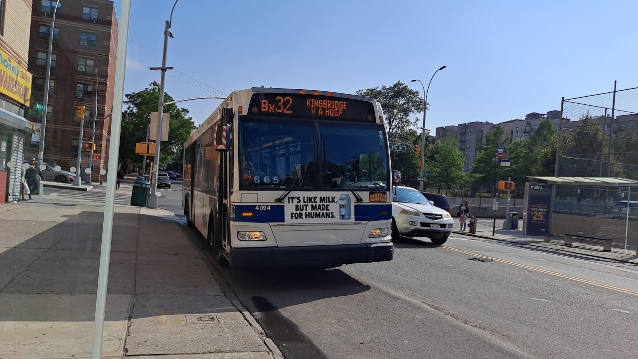 MTA NYCT Bus: 2009 Orion 7 Next Generation Hybrid #4094 on the Bx32 ...
