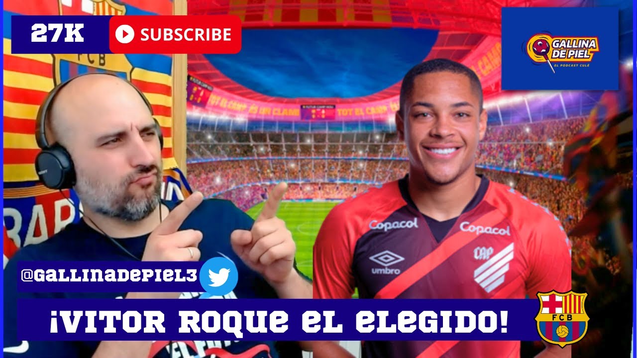¿Adiós RAPHINHA? 🤔 ¡VITOR ROQUE el 9 elegido para venir a BARÇA! - YouTube