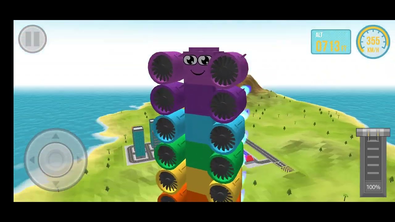 Numberblocks Flying 1-10 - YouTube