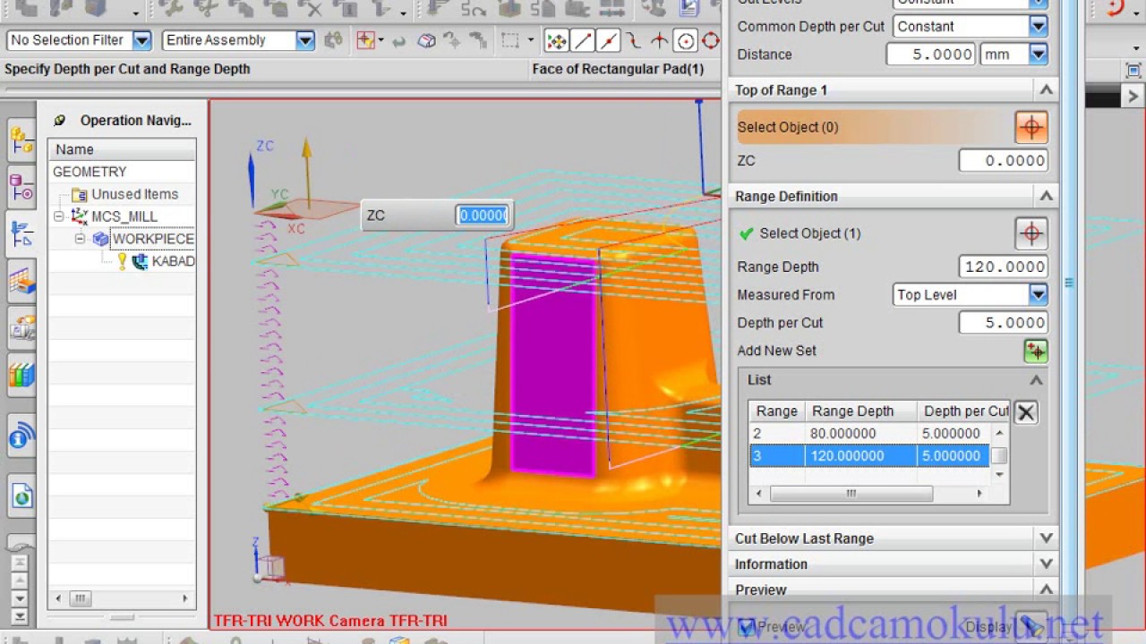 Unigraphics NX Cam Eğitimleri 02 - YouTube