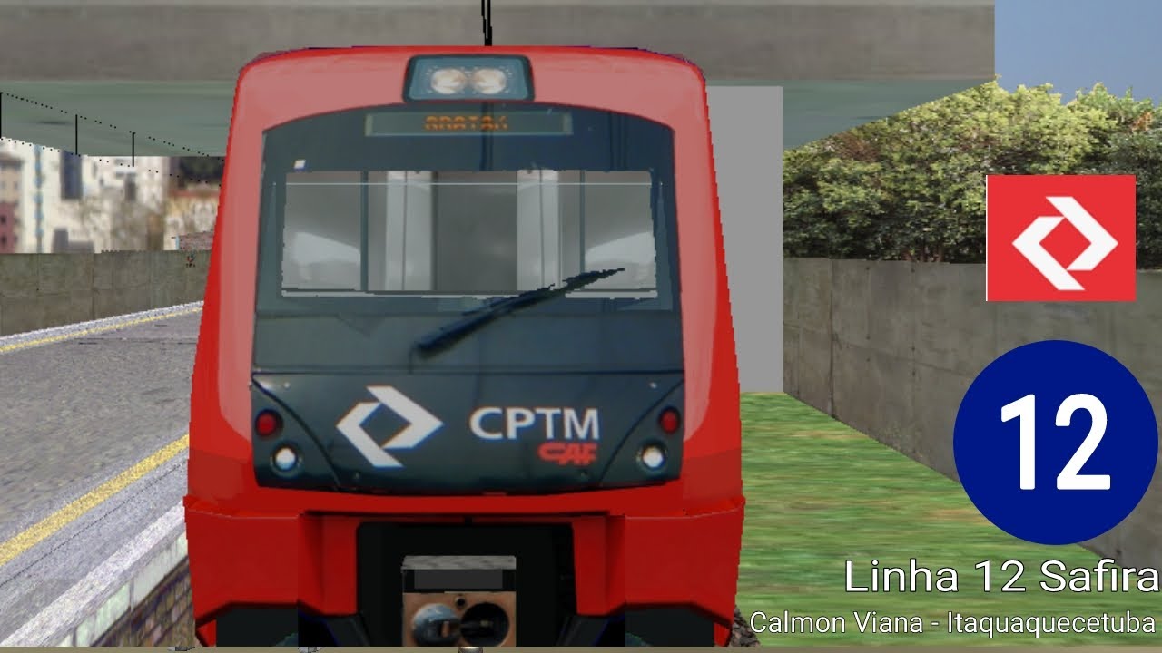 Linha 12 Safira Série 7000 Calmon Viana - Itaquaquecetuba - YouTube