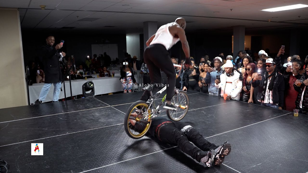 Magic Tricks on Bicycle | Alikiba USA Tour 🔥 - YouTube