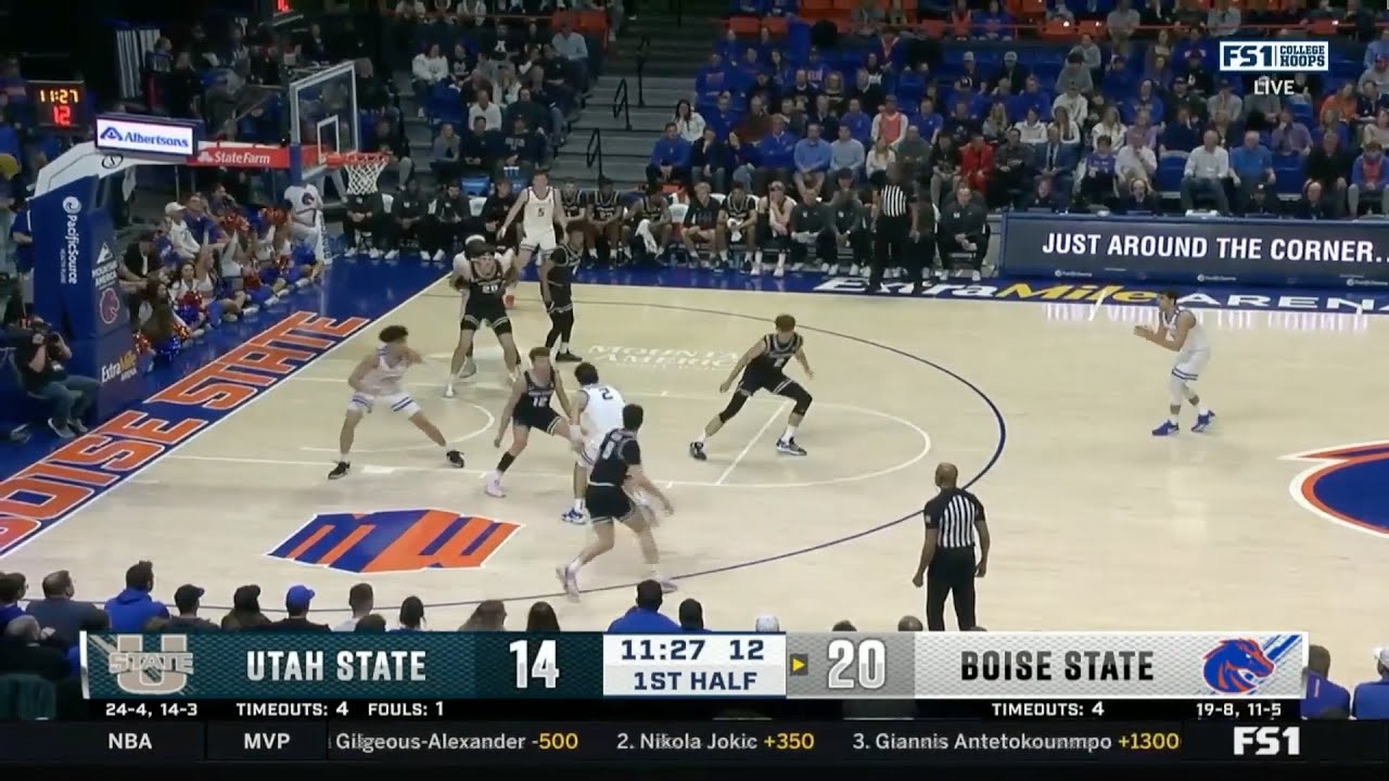 HIGHLIGHTS: Boise State's 82-65 win over Utah State - YouTube