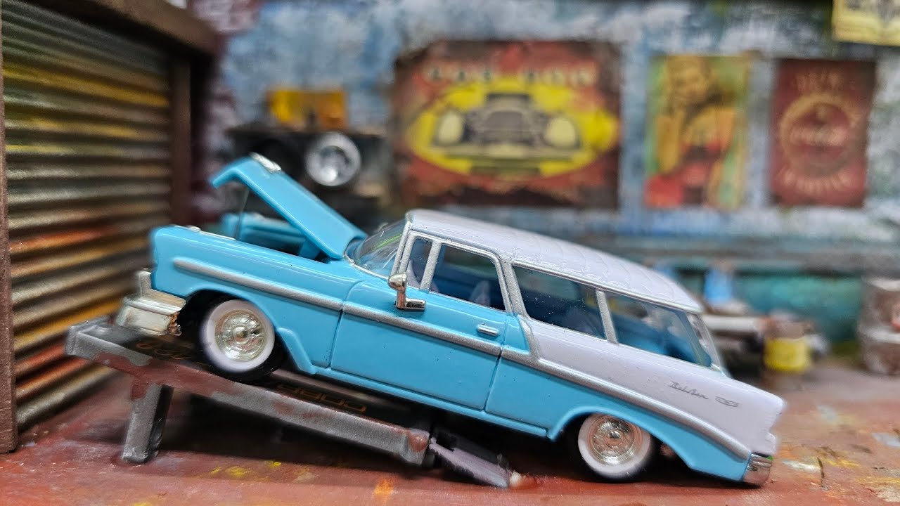 CHEVY NOMAD a escala 1:64 y Diorama - YouTube