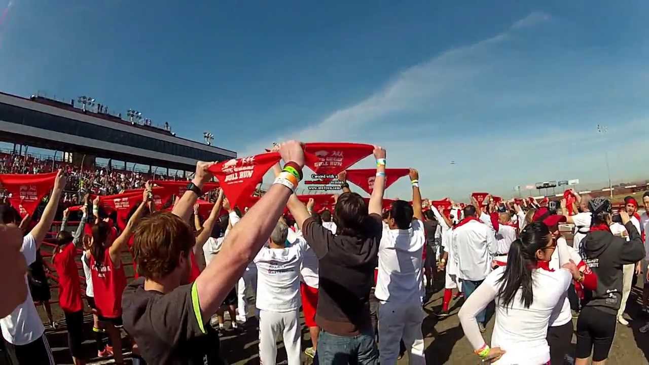 The Great Bull Run Houston - YouTube