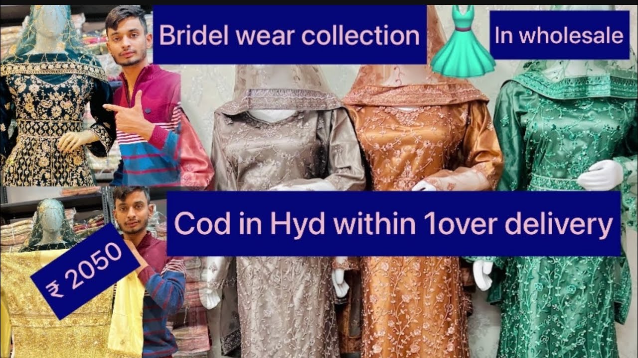 Bridel wear collection peplum long frouck heavy jarkan stone work suits ...