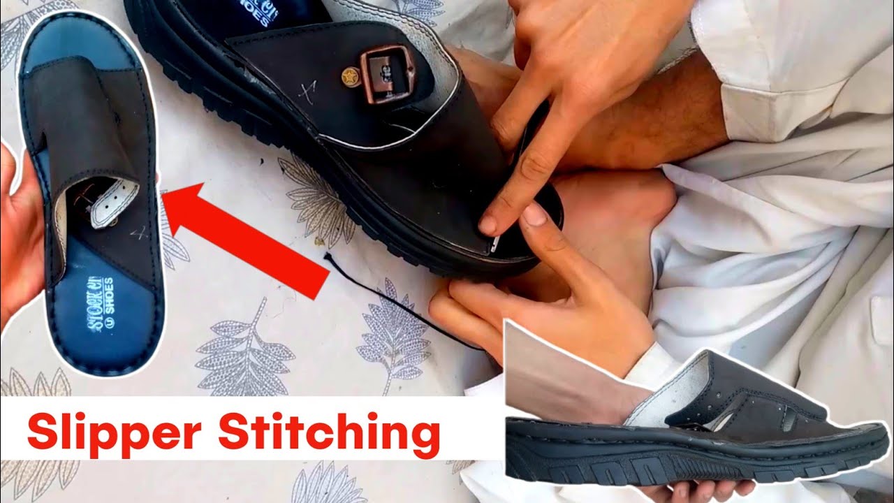 Hand Stitching Slippers Tutorial | DIY Slipper Making. (special Media ...