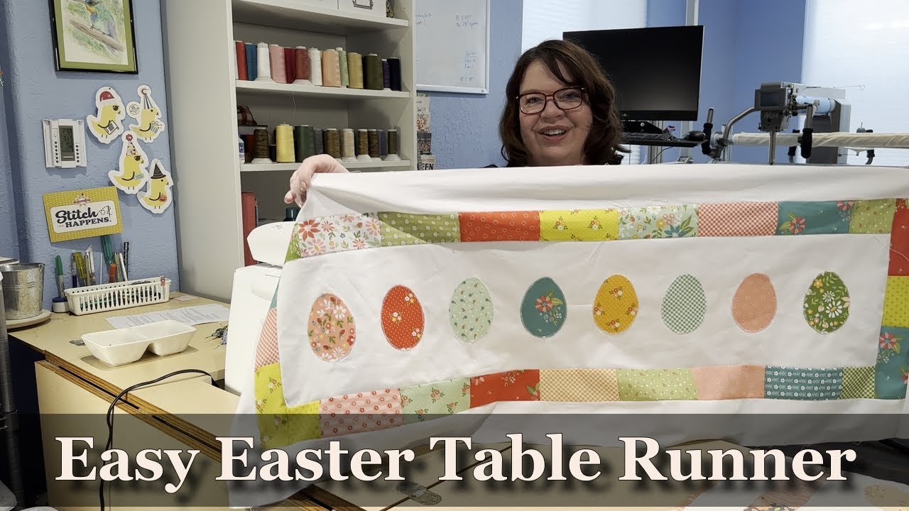 Easy Easter Egg Table Runner - YouTube
