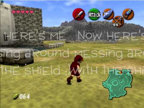 ZELDA OOT: Goron Shield (Includes Patch) - YouTube