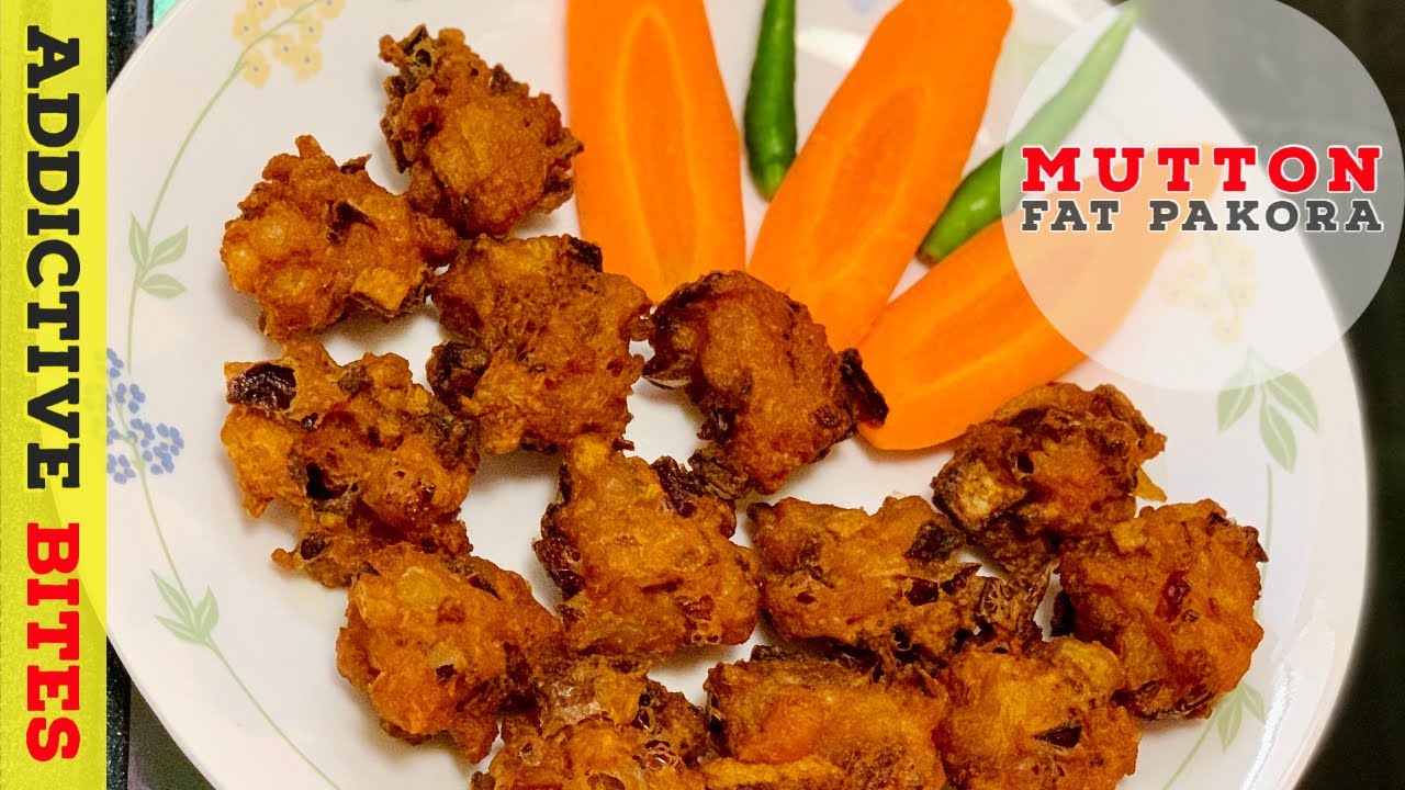 Khashir Mangsher Chorbir Bora|Mutton Fat Pakora|Mutton Chorbir Bora ...