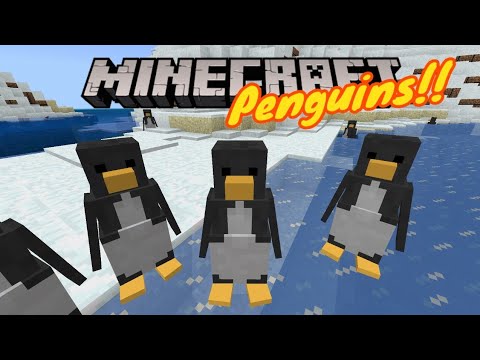 How to Get a PENGUIN in Minecraft!! (Tamed!!) - Addon - Minecraft - YouTube