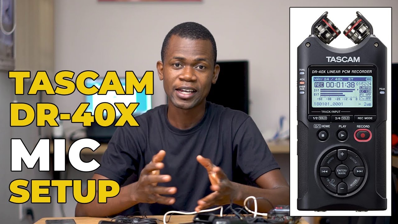 The Tascam DR-40x Sound Recorder Requires a Self-Powered Microphone ...