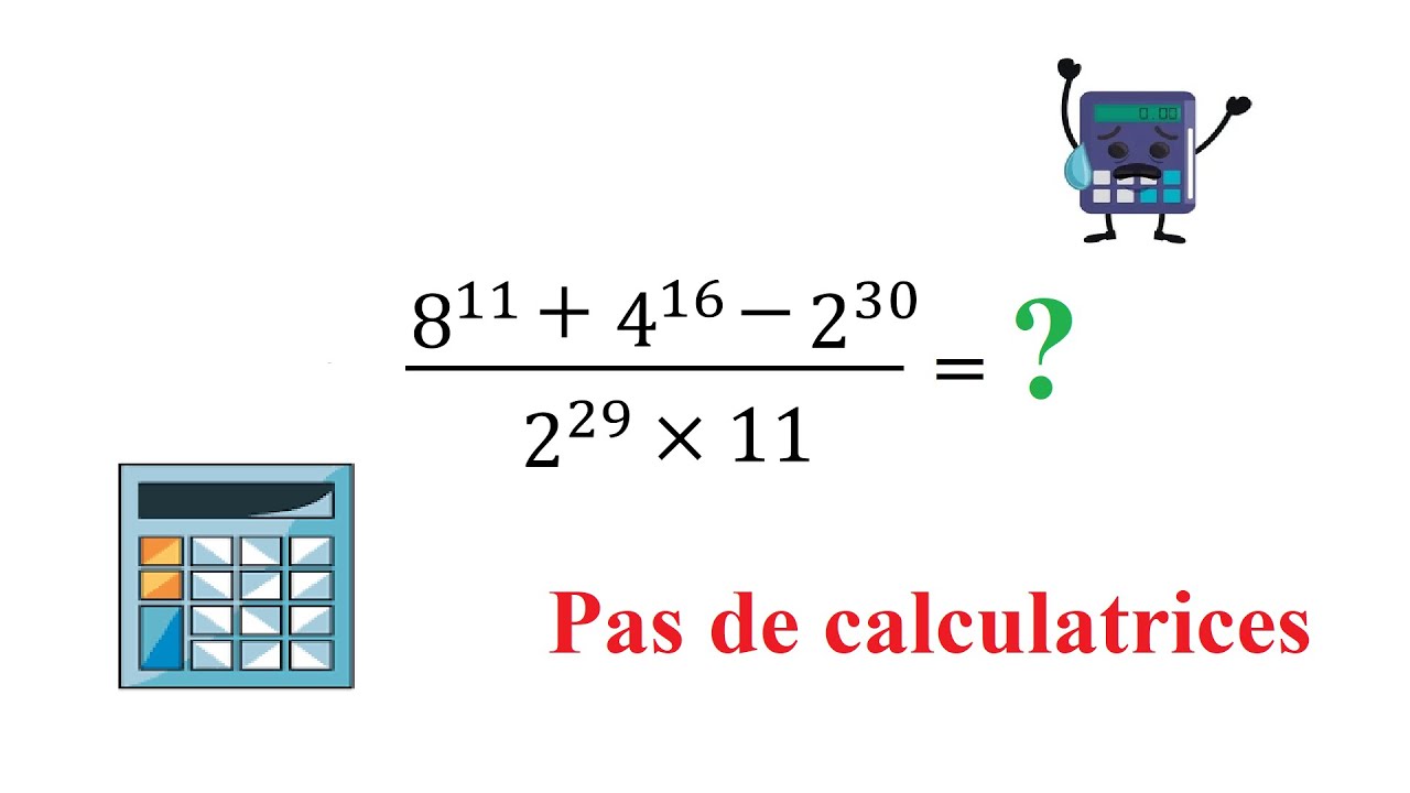 Application : Calcul sur les réels (Fractions et somme de puissances ...