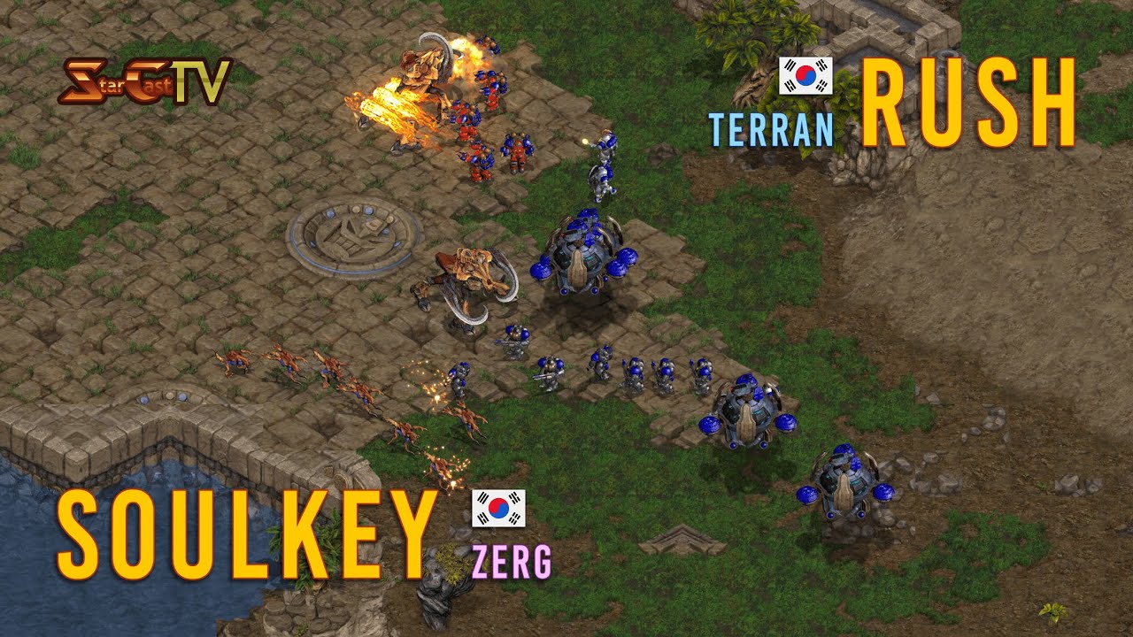 STARCRAFT REMASTERED: RUSH VS SOULKEY - YouTube