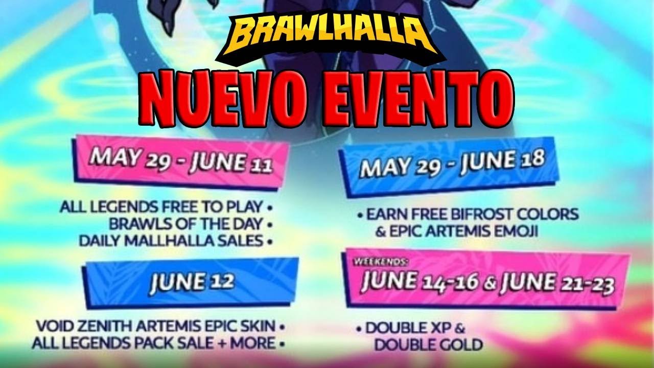 NUEVO EVENTO CON SKIN EPICA DE ARTEMIS Y COLORES BIFROST GRATIS ...