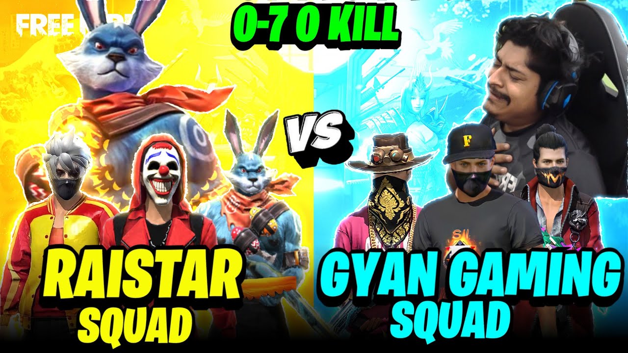 Raistar Squad Vs Gyan Gaming Squad Limited Custom| 7-0 Or Wot? - YouTube