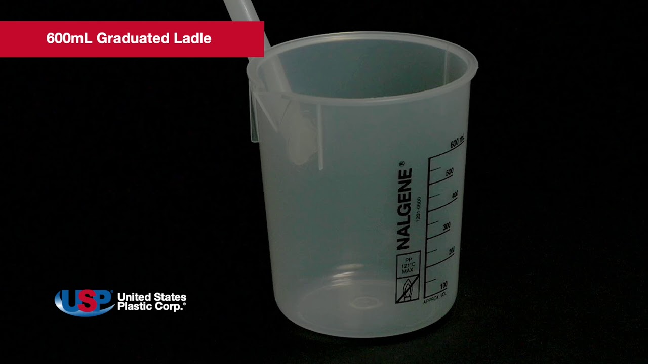 600mL Graduated Ladle | U.S. Plastic Corporation® - YouTube