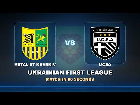 Round 06: Metalist Kharkiv vs UCSA | Ukrainian First League | Match in 90 Sec!