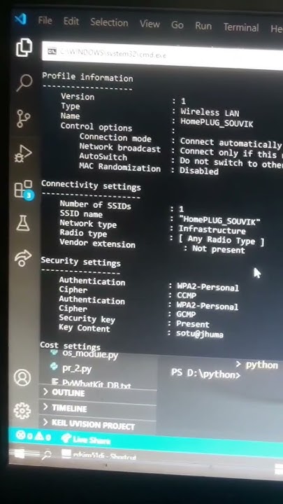 WIFI PASSWORD HACK #PYTHON - YouTube