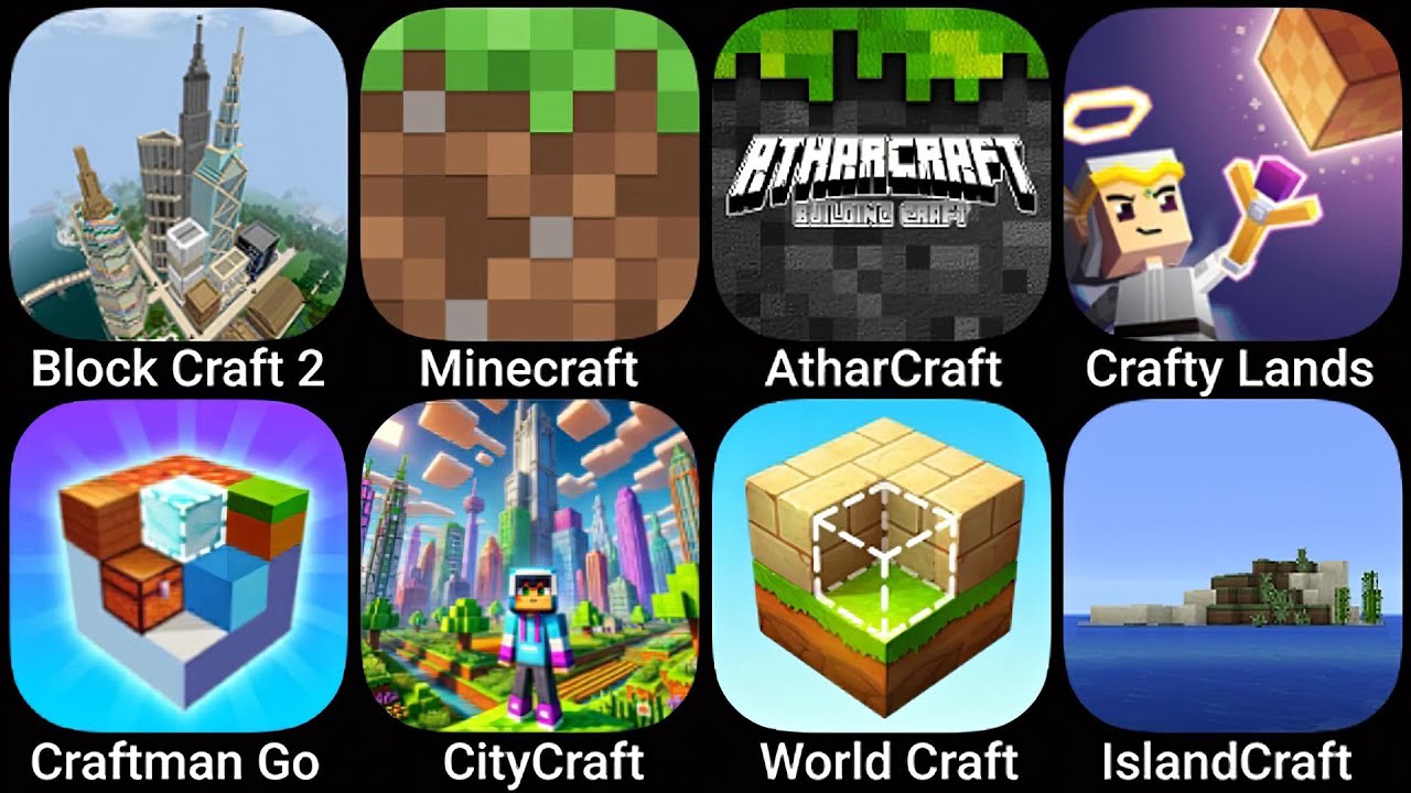 Mini Block Craft 2,Minecraft,AtharCraft Building,Crafty Lands,Craftman ...