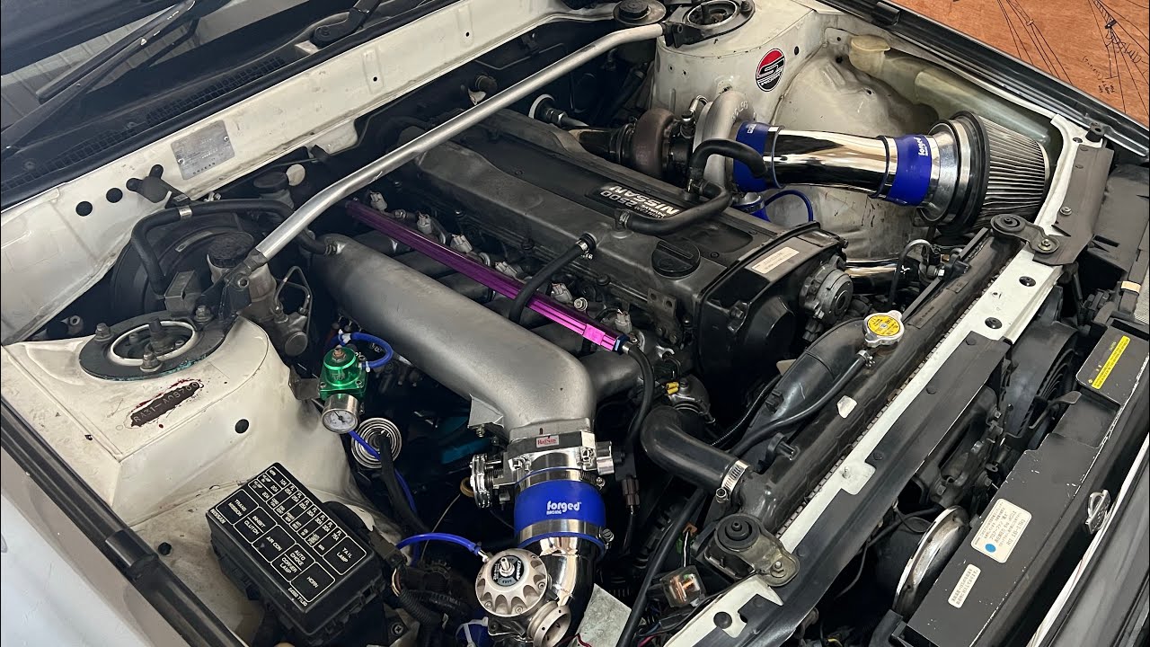 Nissan cefiro A31 RB25det VTC TURBO ENGINE POWERED BY MAXXECU MINI ...