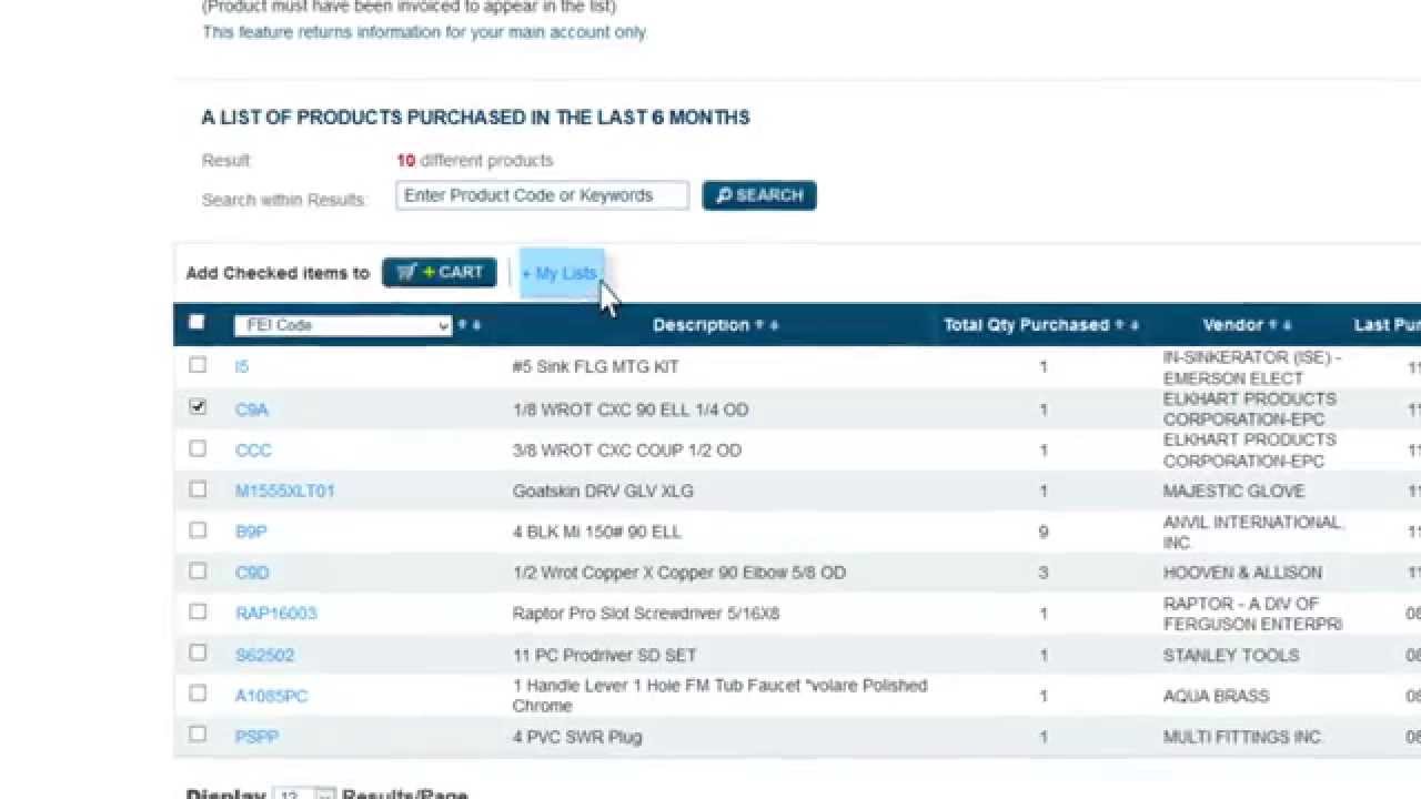 Ferguson Online: Viewing a Purchase Summary - YouTube