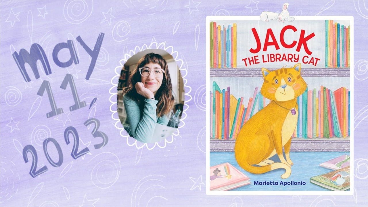 JACK THE LIBRARY CAT written and illustrated by MARIETTA APOLLONIO ...