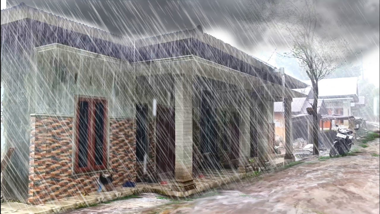 Super heavy rain and lightning in hill villages, flood alert goes on ...