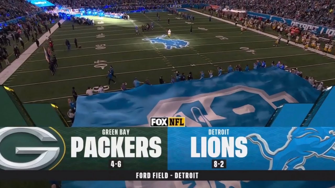 NFL on FOX intro 2023 thanksgiving | GB@DET | Week 12 - YouTube