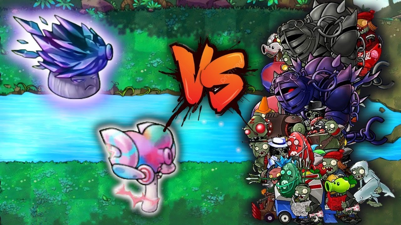 Plant Vs Zombie Fusion. Ultimate Plants Doominator shroom Vs All New ...