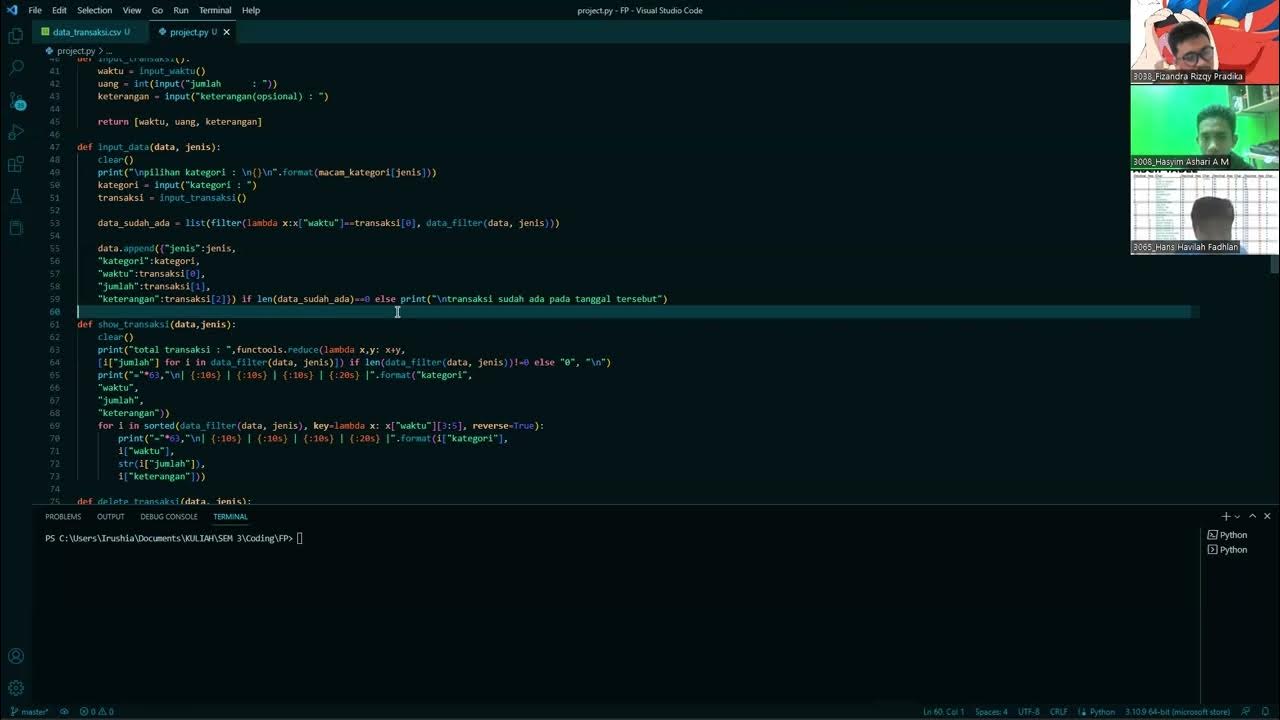 Tugas Akhir Functional Programming - Kelompok A15 - YouTube
