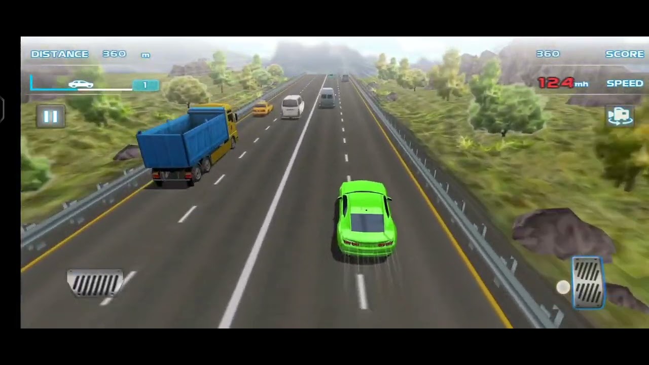 Turbo car racing game play - YouTube