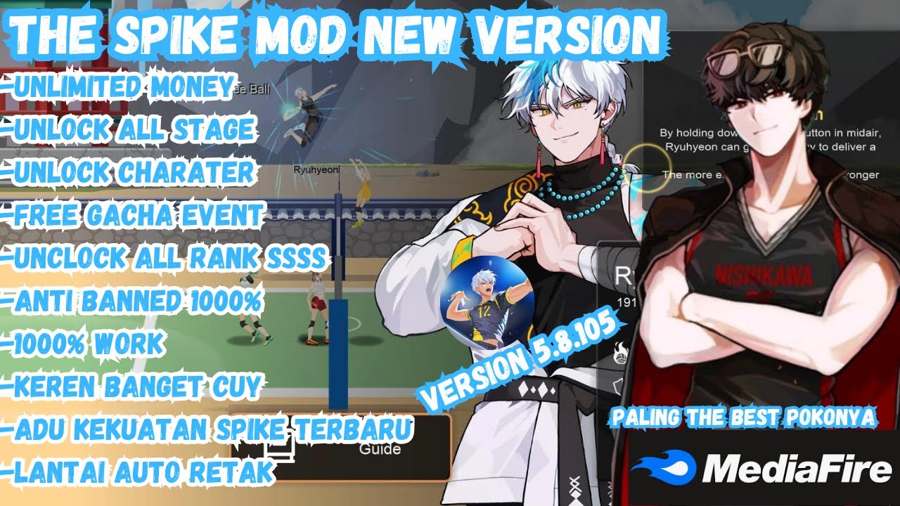 NEW UPDATE!! The Spike Mod V 5.6.329 New Version (Unlock all character ...