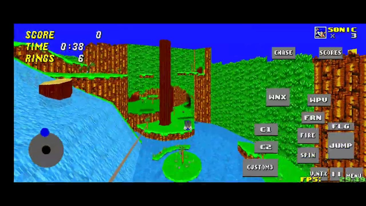Srb2 adventure sonic in angel island - YouTube