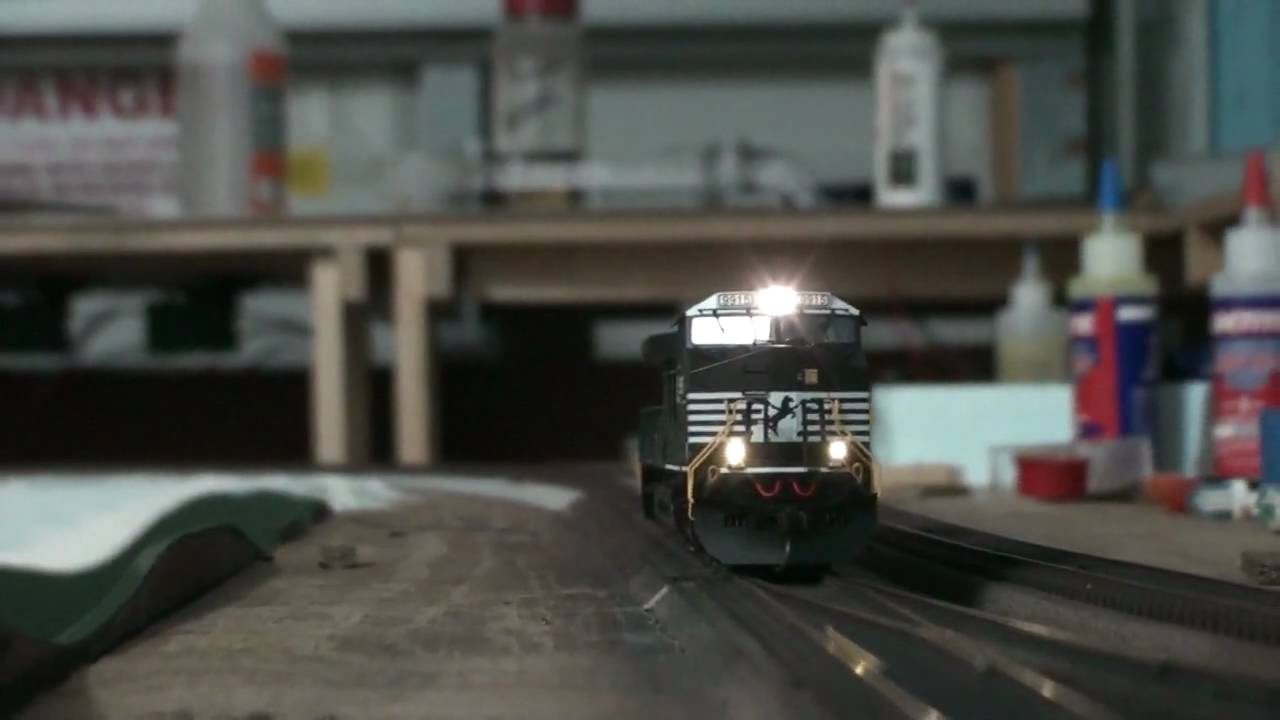 My CSX/NS HO railroad Part 43 B "Surface mount LED's for headlights on ...