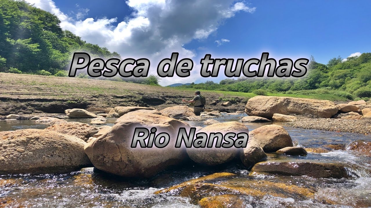 Pesca de truchas rio NANSA (cantabria) - YouTube