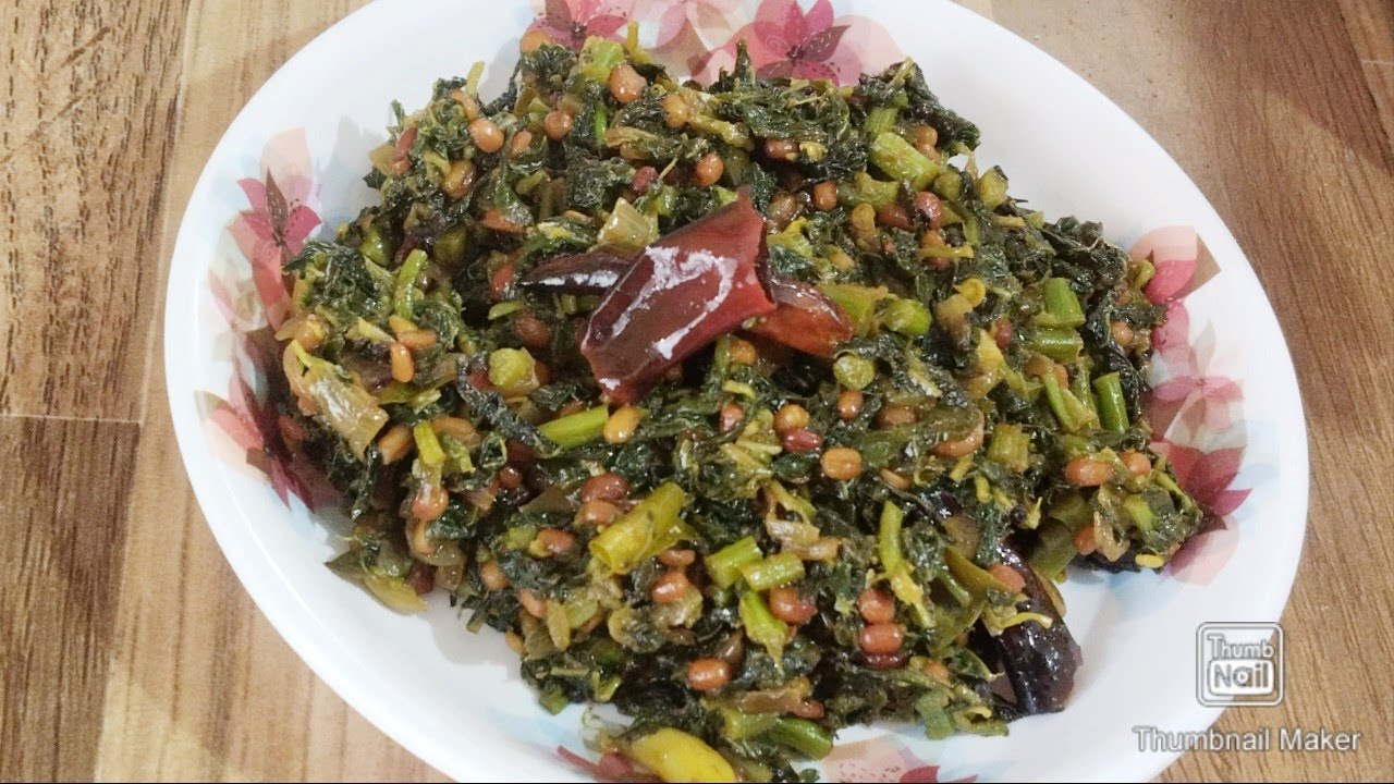 Thotakura fry/ thotakura vepudu/ Amaranths fry/ thotakura recipes - YouTube