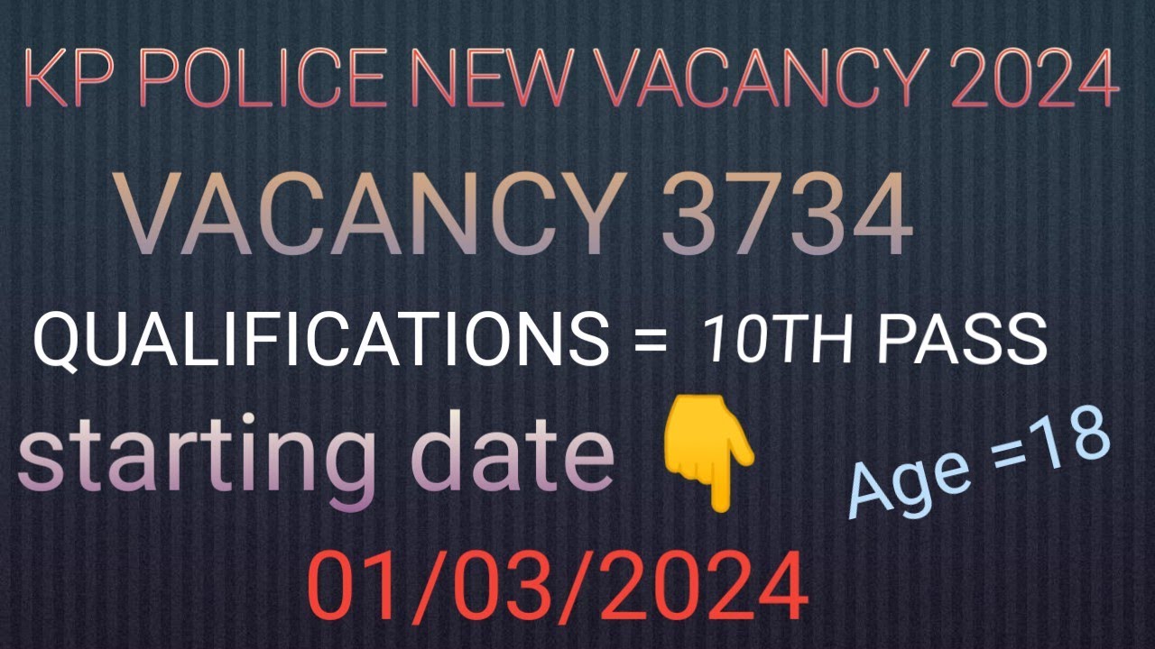 KP কনস্টেবল ও লেডি কনস্টেবল নিয়োগ আরম্ভ 2024| Kp constable new vacancy ...