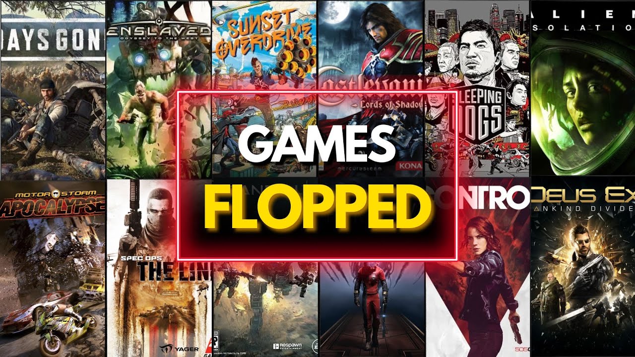 Top 50 Games That Flopped but Are Actually Fantastic - YouTube