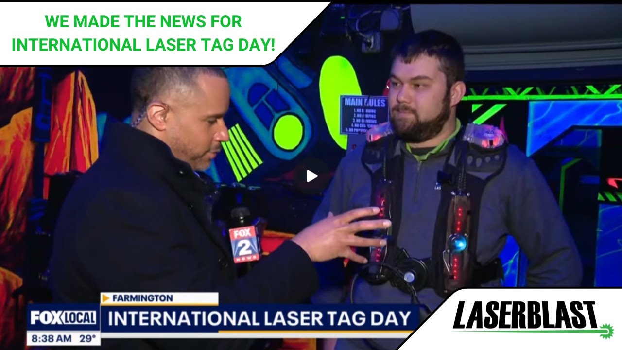 CyberBlast Pro made the news for International Laser Tag Day - LaserBlast Laser Tag Equipment ...