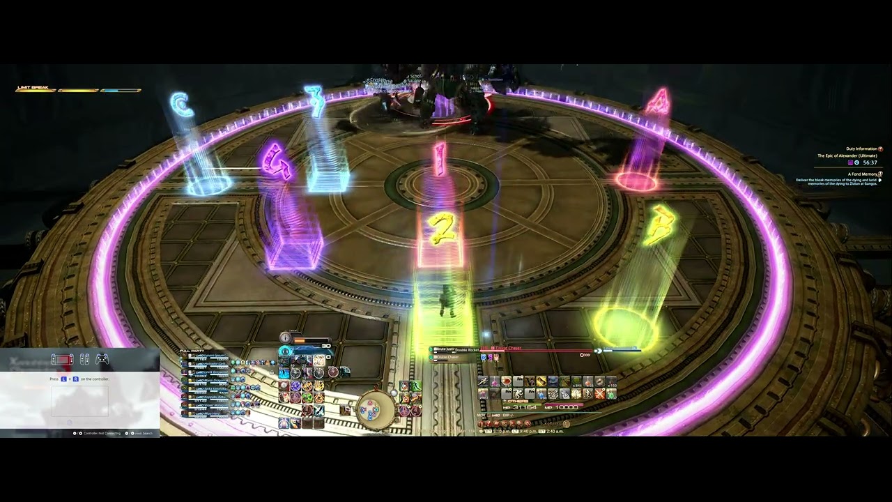FFXIV Raid Night TEA Day 22 P3 Dancing Robot Tuesday April 25 09 34PM ...