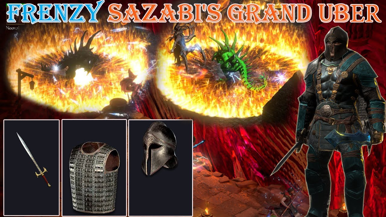 Diablo II Resurrected - Frenzy Barbarian Sazabi's Grand Tribute Sets ...