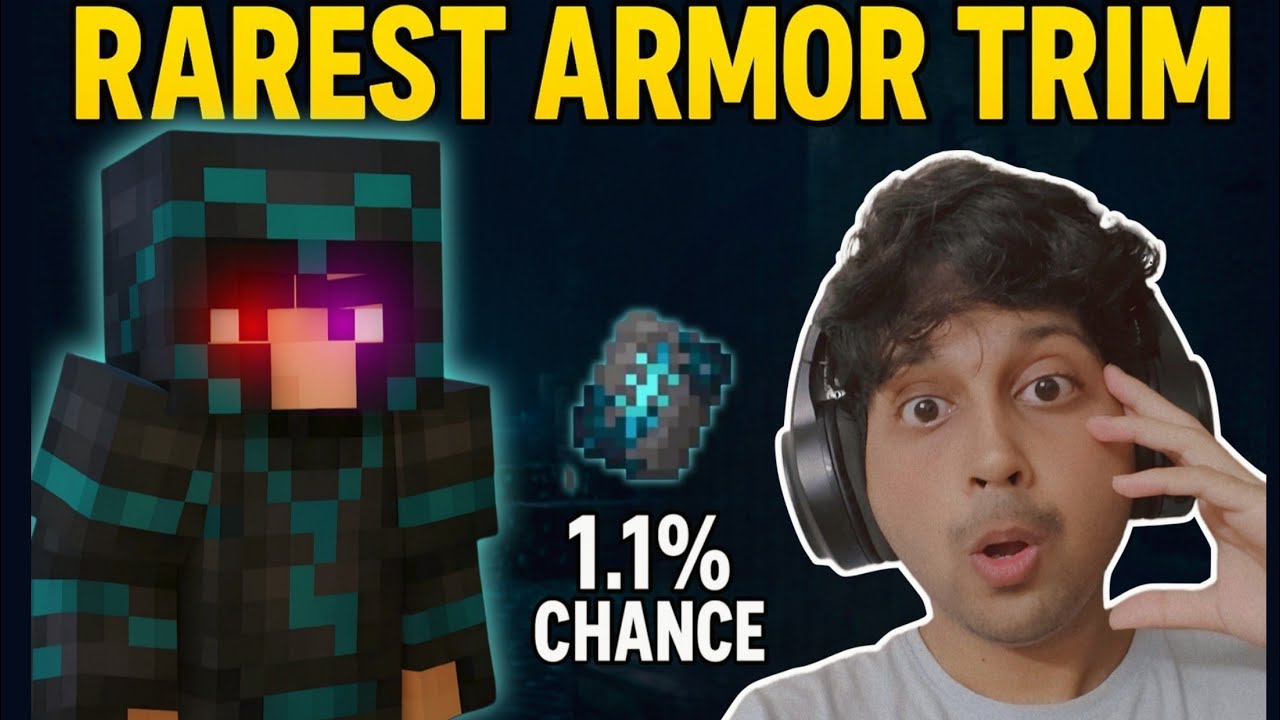 I Found the Rarest armor trim in Minecraft! - YouTube