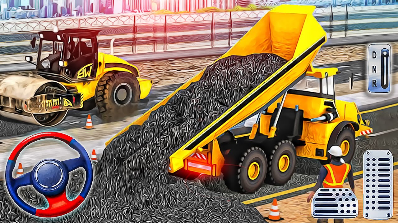 City Road Construction 3D - Construction Simulator - Android GamePlay ...