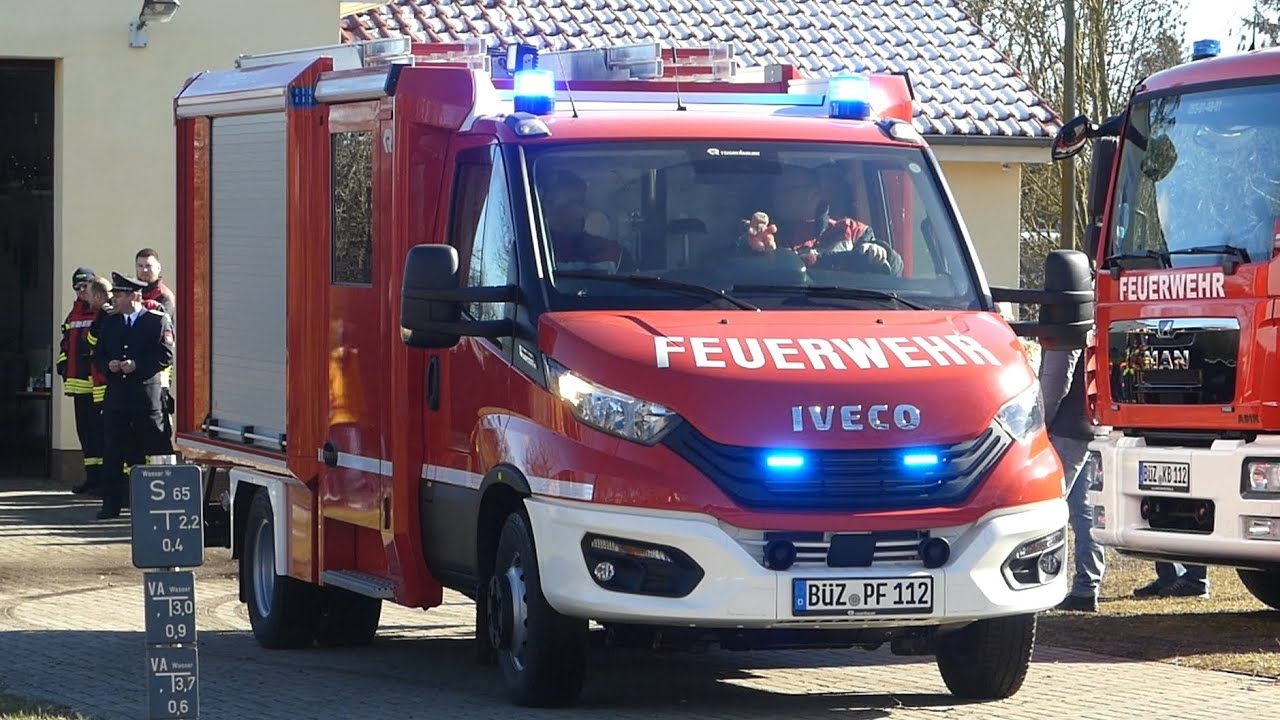 [Fahrzeugübergabe TSF-W Typ MV] Altes + Neues TSF-W FFW Passin - YouTube